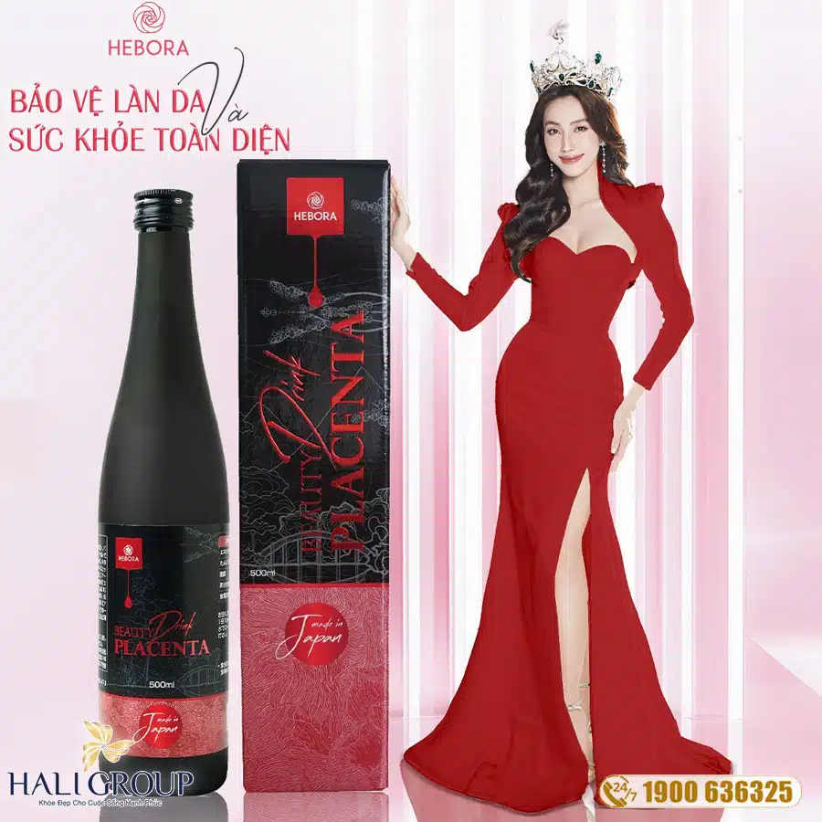 Hebora Placenta Nước Uống Tế Bào Gốc Nhau Thai Nhật Bản